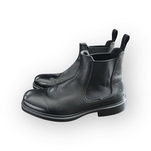 Ecco | Shoes | Ecco Helsinki 2 Black Leather Chelsea Ankle Boots Sz 4 ...